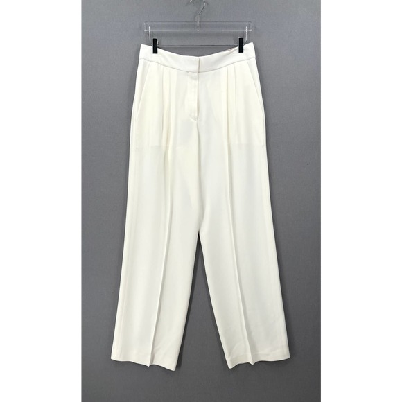 Chloe | Pants & Jumpsuits | Chloe Pants Womens 42 White Milk Straight ...